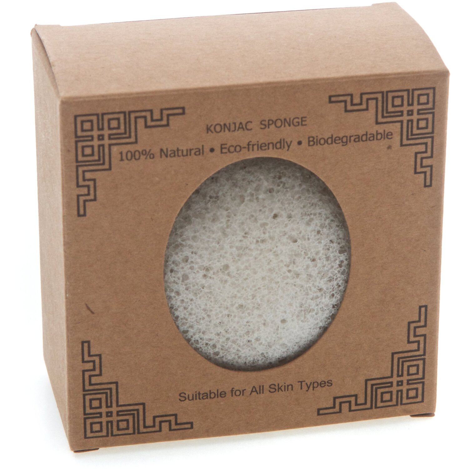 Konjac Face Sponge - Natural Asian Konjac (Round)