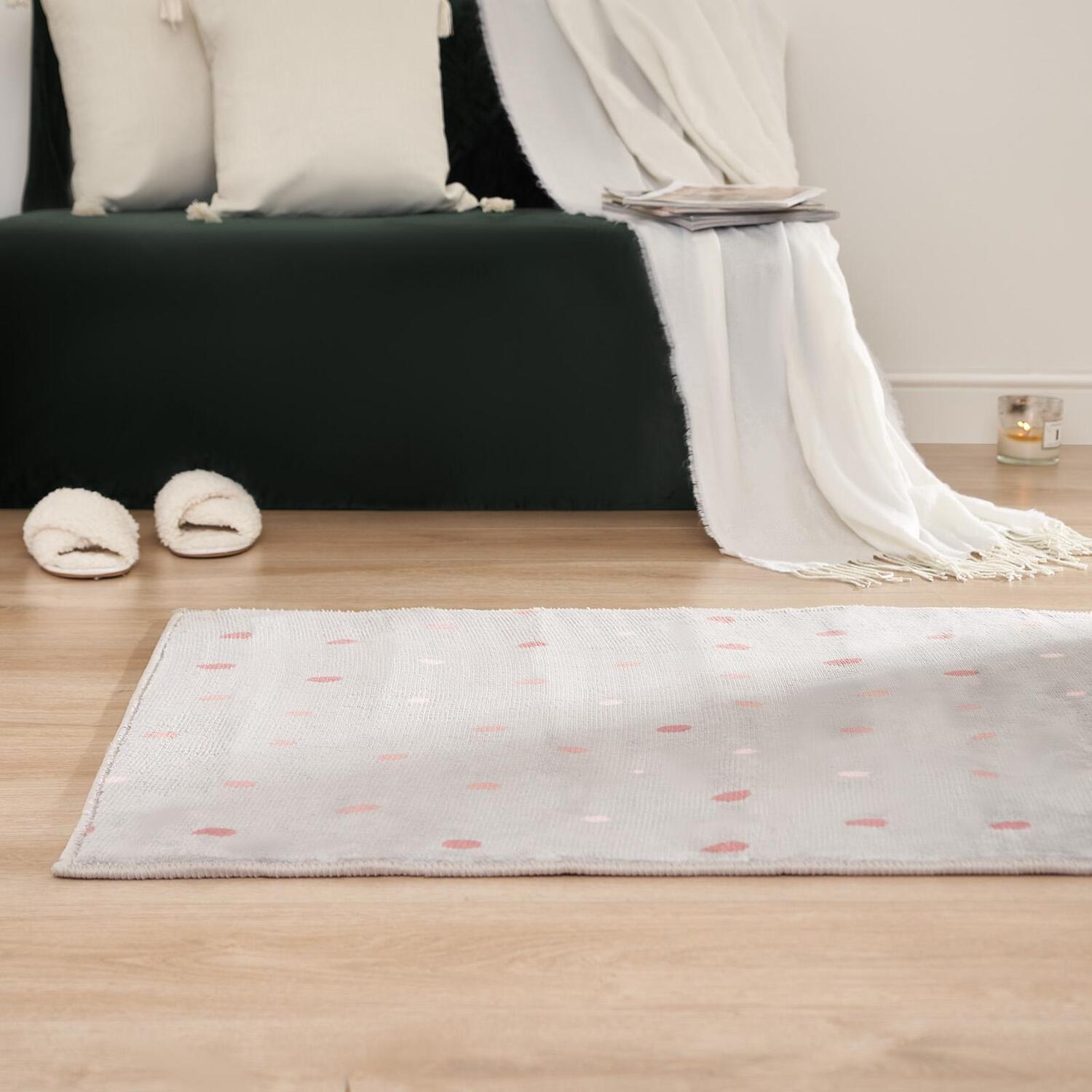 Dreamscene Dalmatian Spotty Print Rug Felt Mat