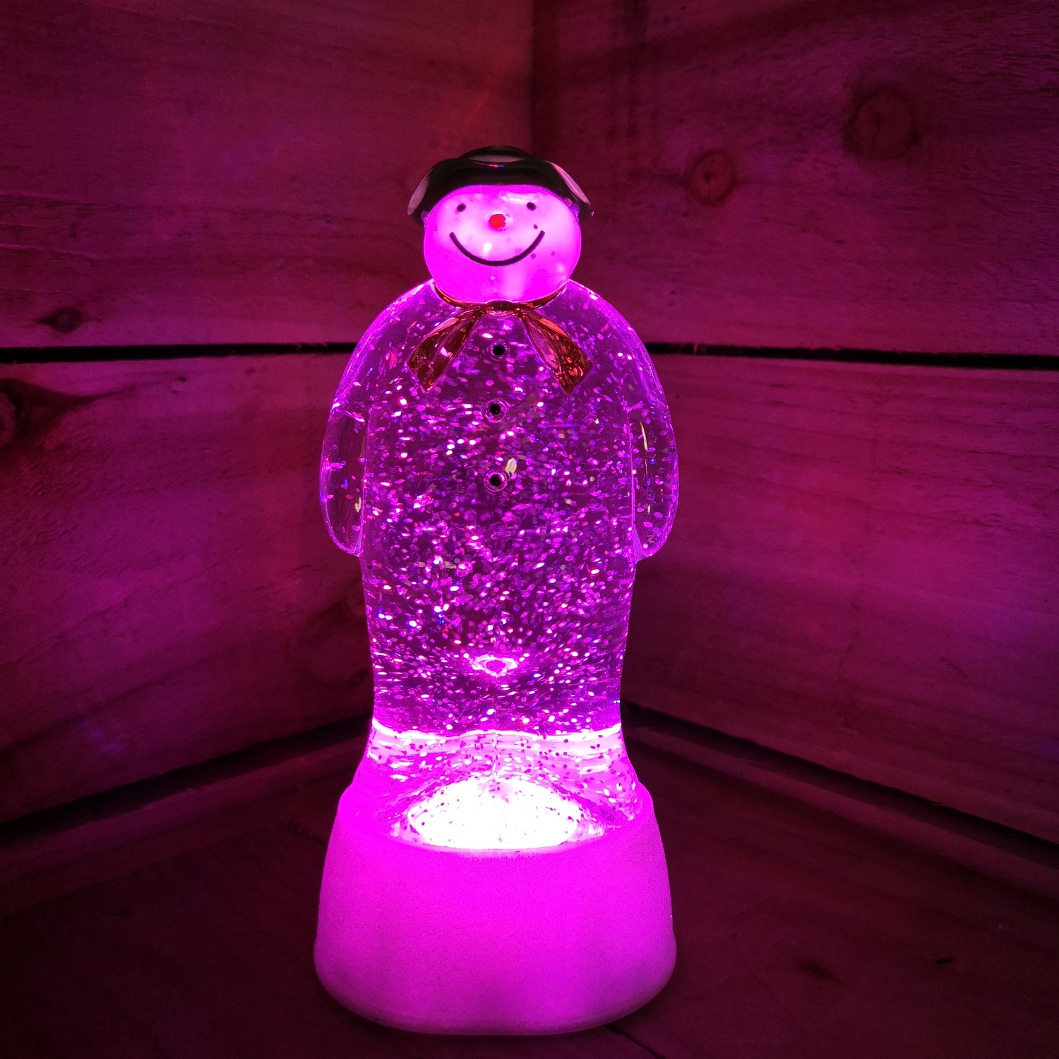 22.5cm Snowtime Christmas Water Spinner The Snowman