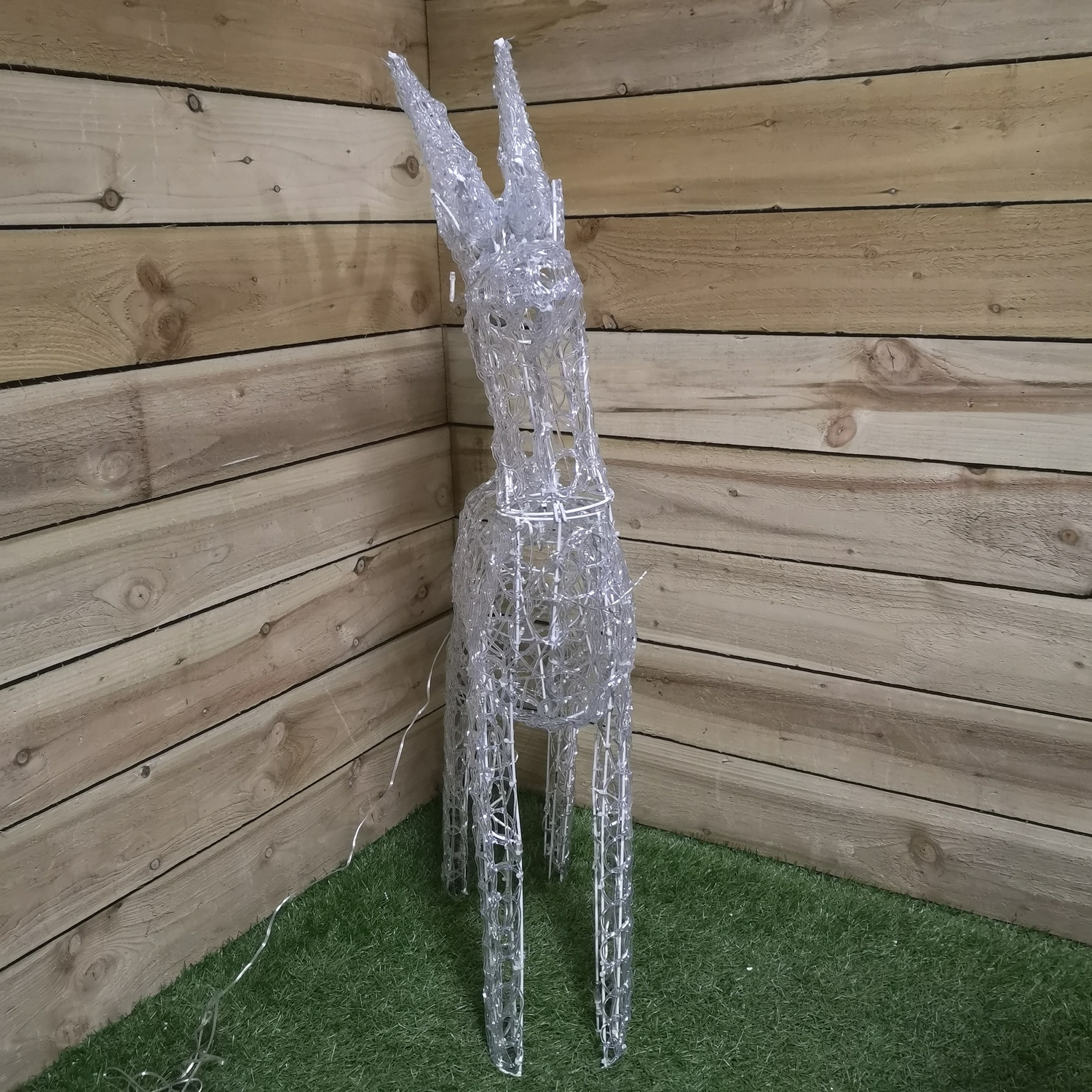 Premier 1.15M Lit Soft Acrylic Christmas Reindeer with 160 Multi LED