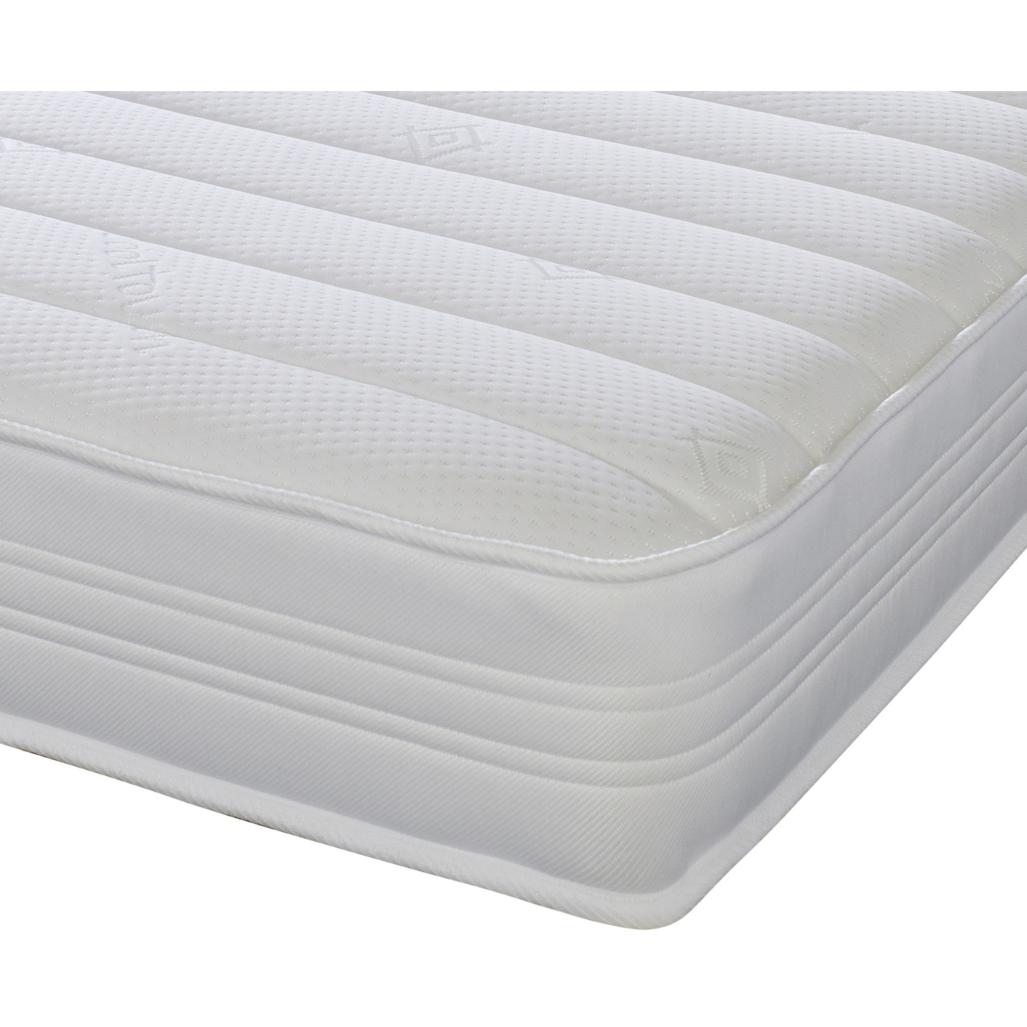 The Sirocco White 18cm Deep Value Hybrid Memory Foam Spring Mattress