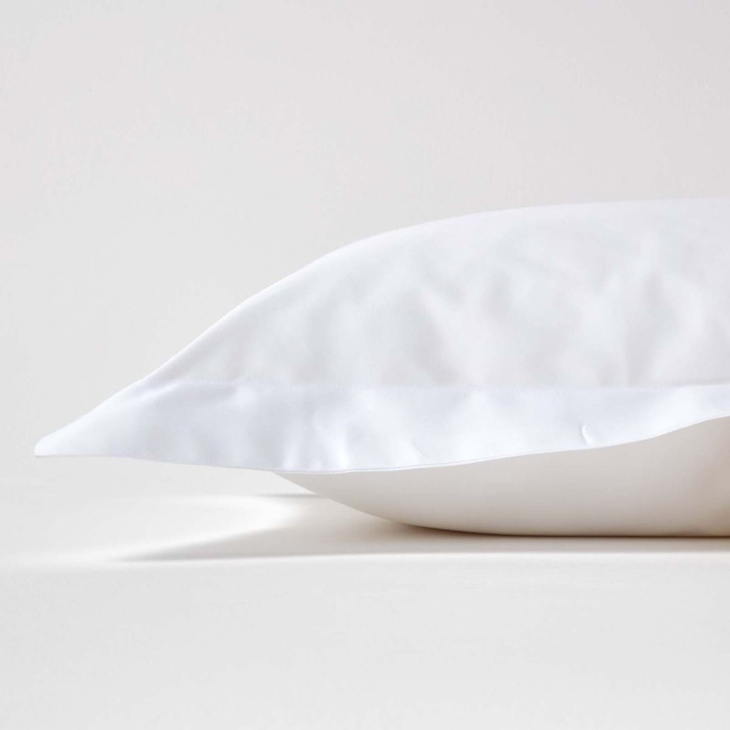 Homescapes Organic Egyptian Cotton Pillowcase, Oxford Style