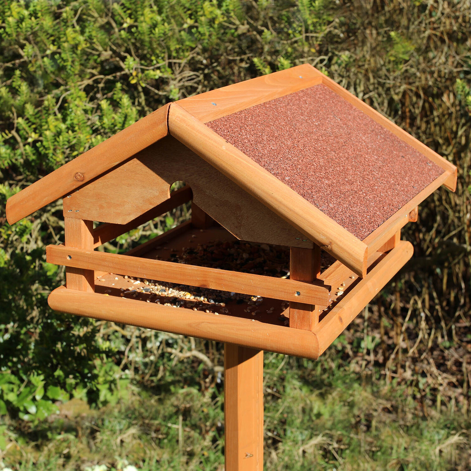 Wooden Bird Table Wild Feeding Station