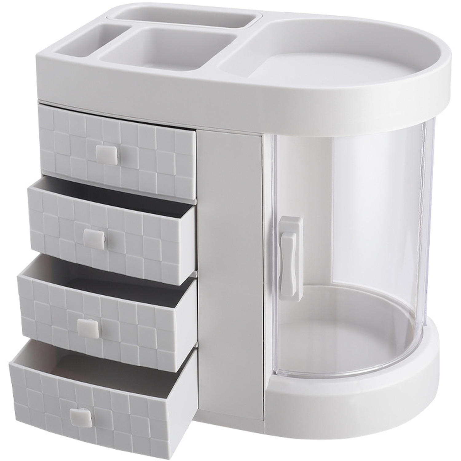 Acrylic Makeup Cosmetic Organizer with 4 Drawers