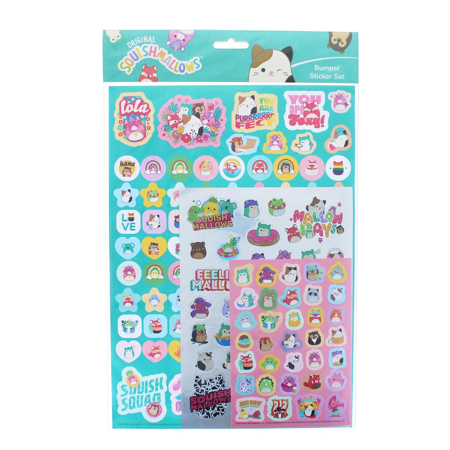 Squishmallows Bumper Sticker Set