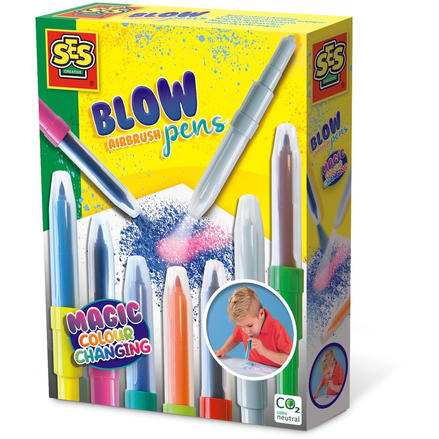 Blow Airbrush Pens - Magic Colour Changing