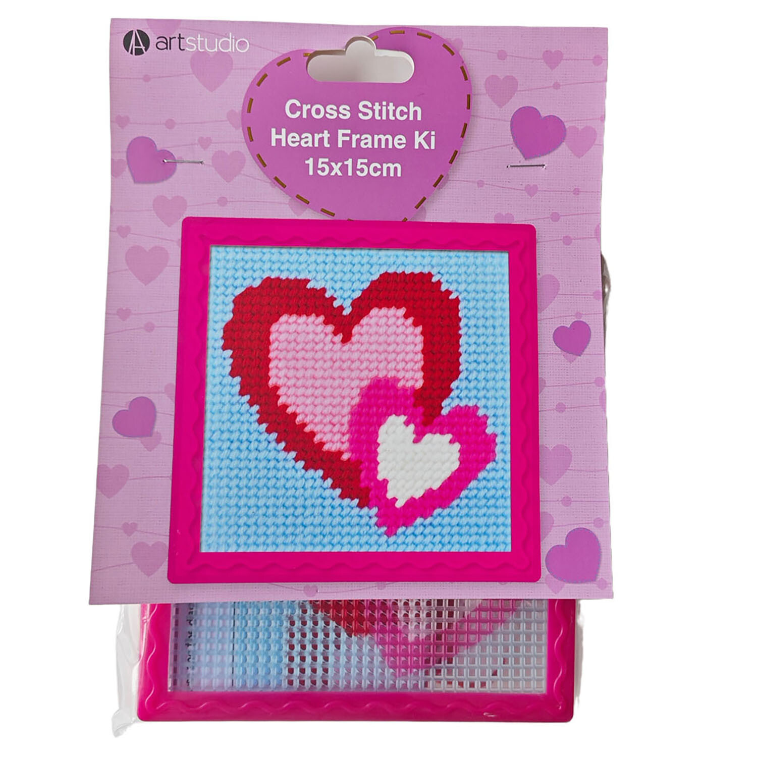 Cross Stitch Heart Frame Kit