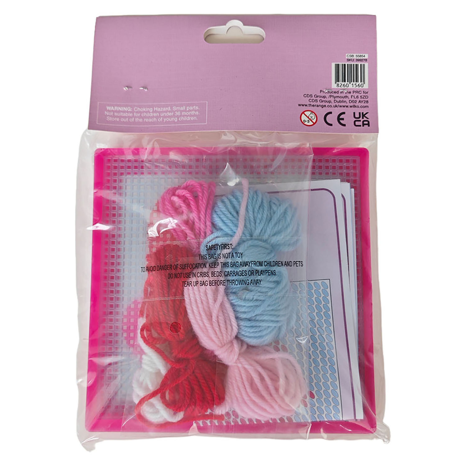 Cross Stitch Heart Frame Kit