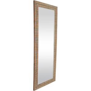 Nyla Wood Effect Striped Mirror