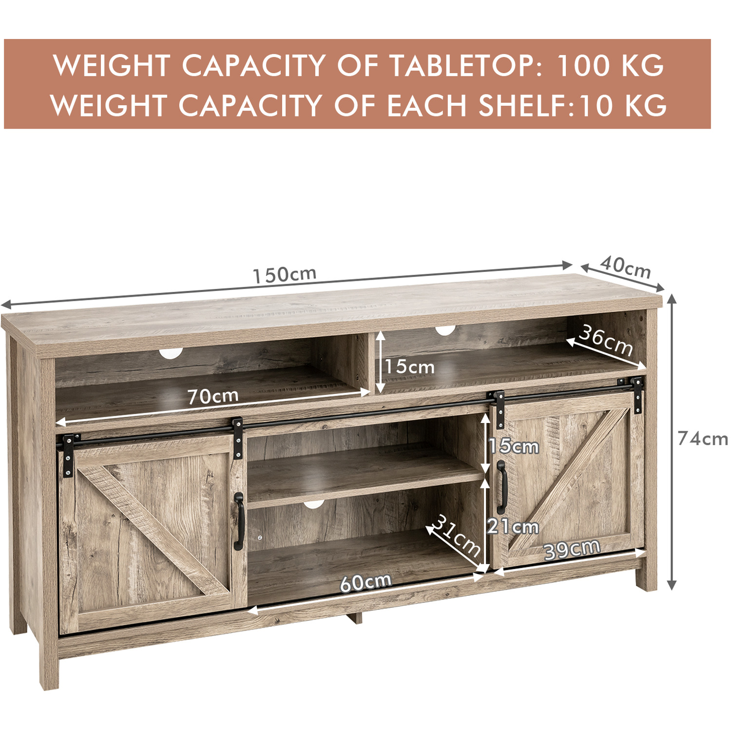 150cm TV Stand