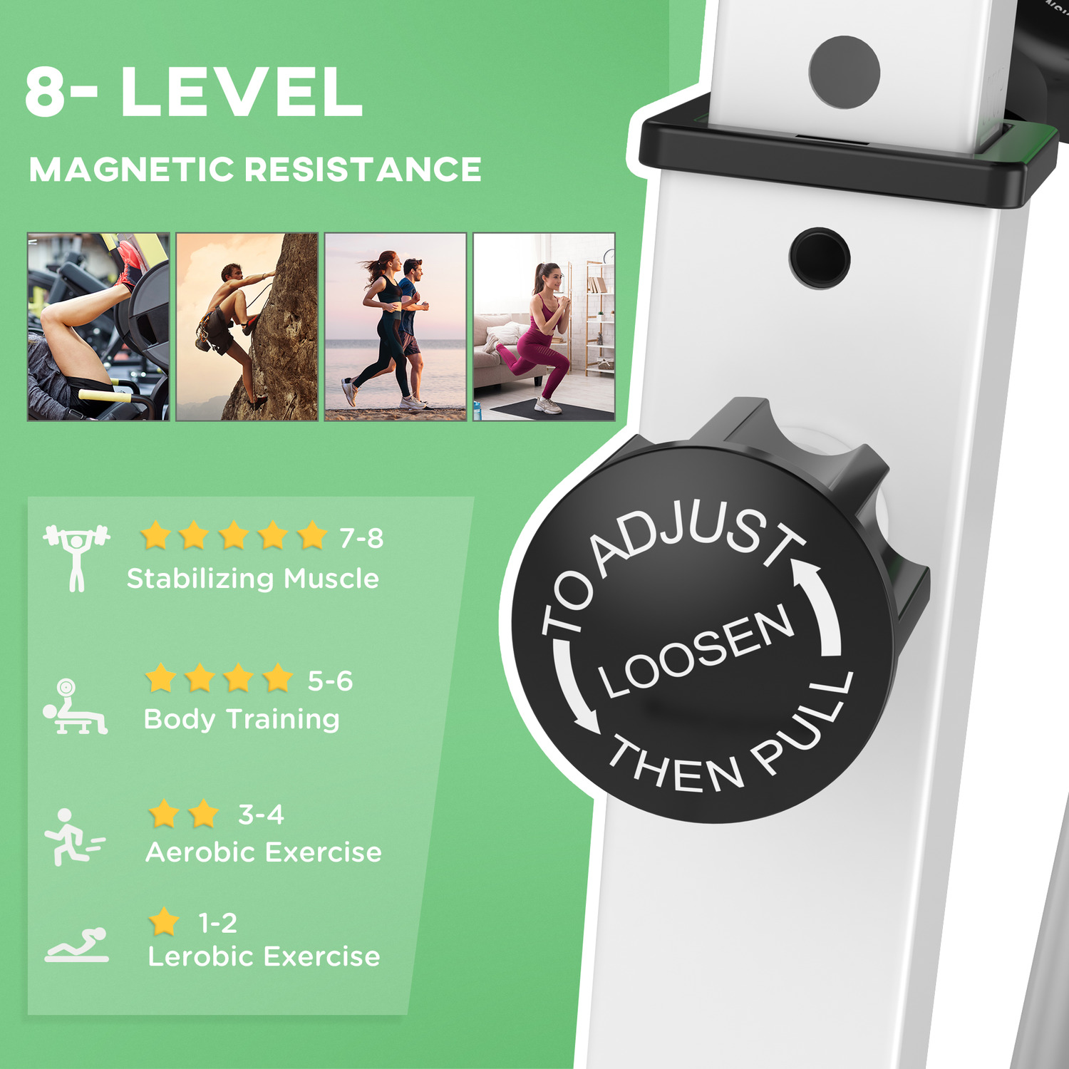 Magnetic Resistance Foldable Exercise Bike