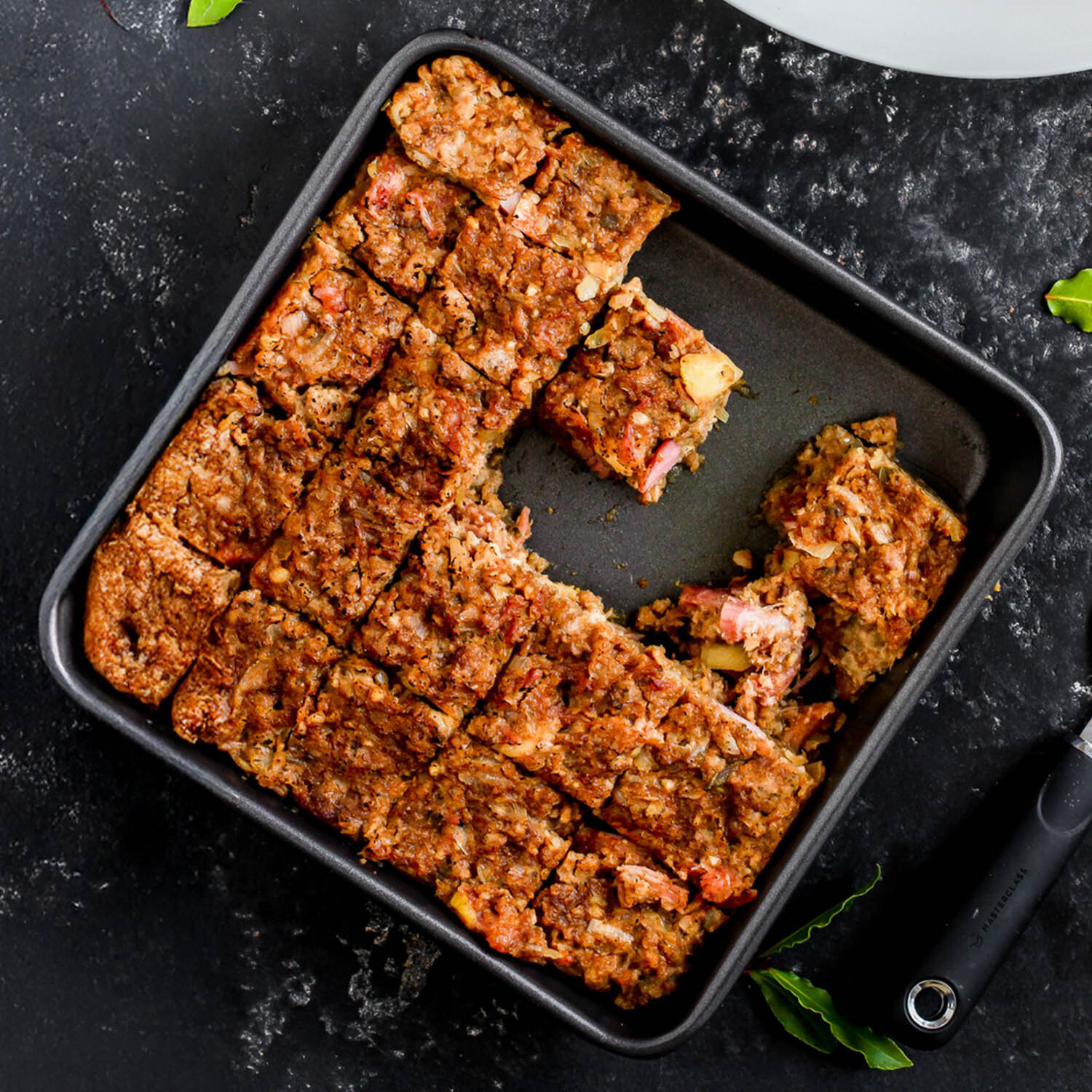 Set of 2 MasterClass Non-Stick Square Sandwich Pans