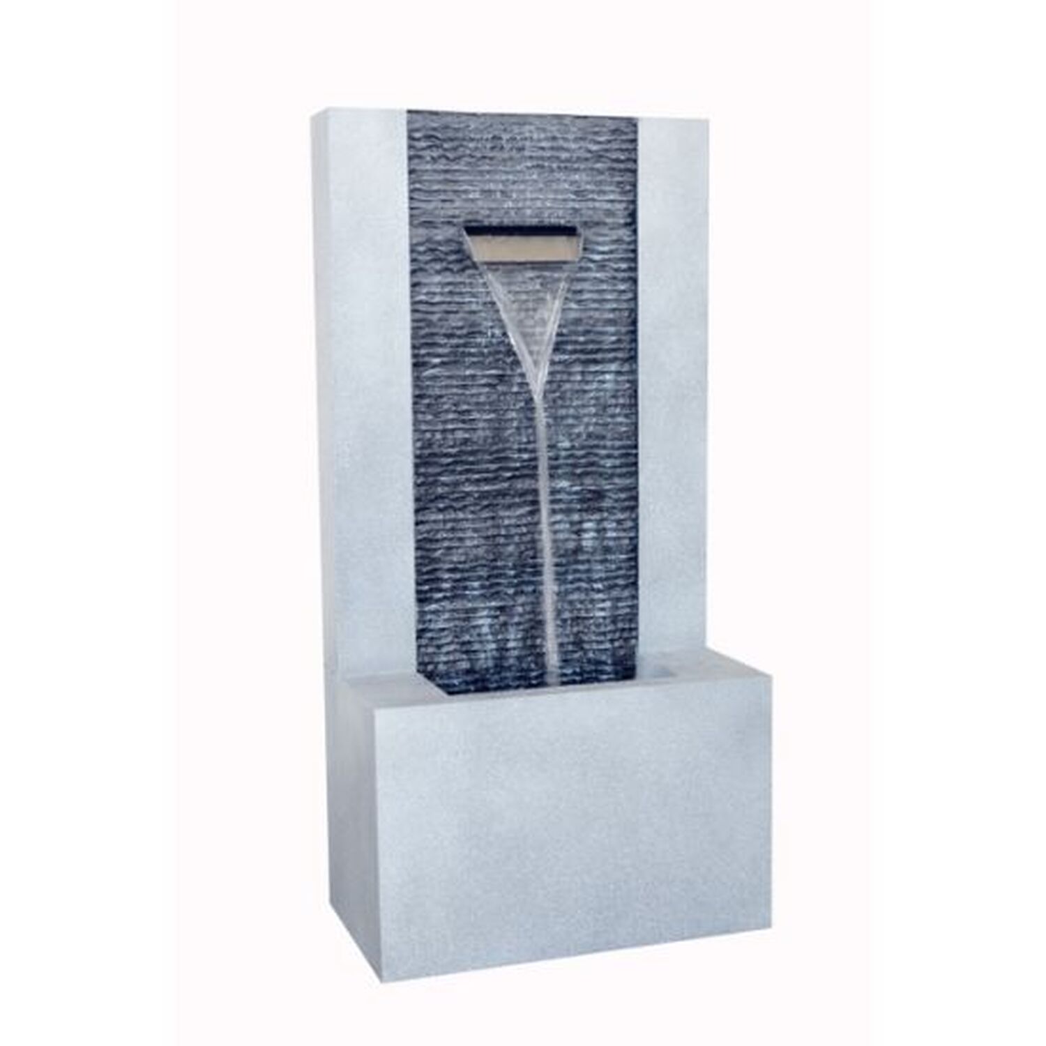 Ripple Blade Cascade Modern Metal Water Feature