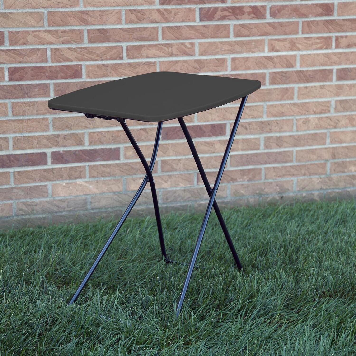 2Pk Adjustable Folding Table