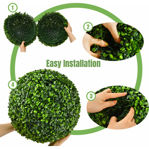 2 PCS Artificial Topiary Ball