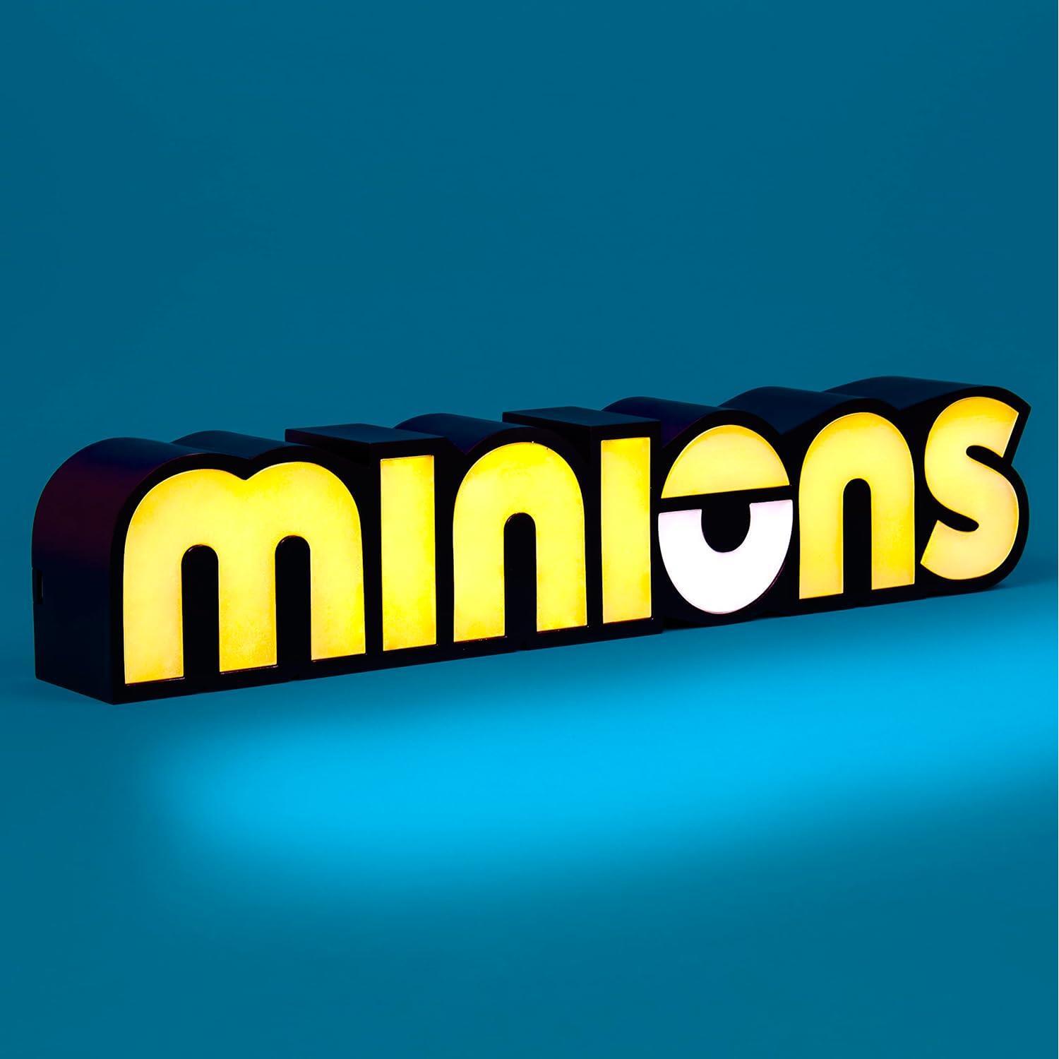Officially Licensed Minions Logo Light Bedroom