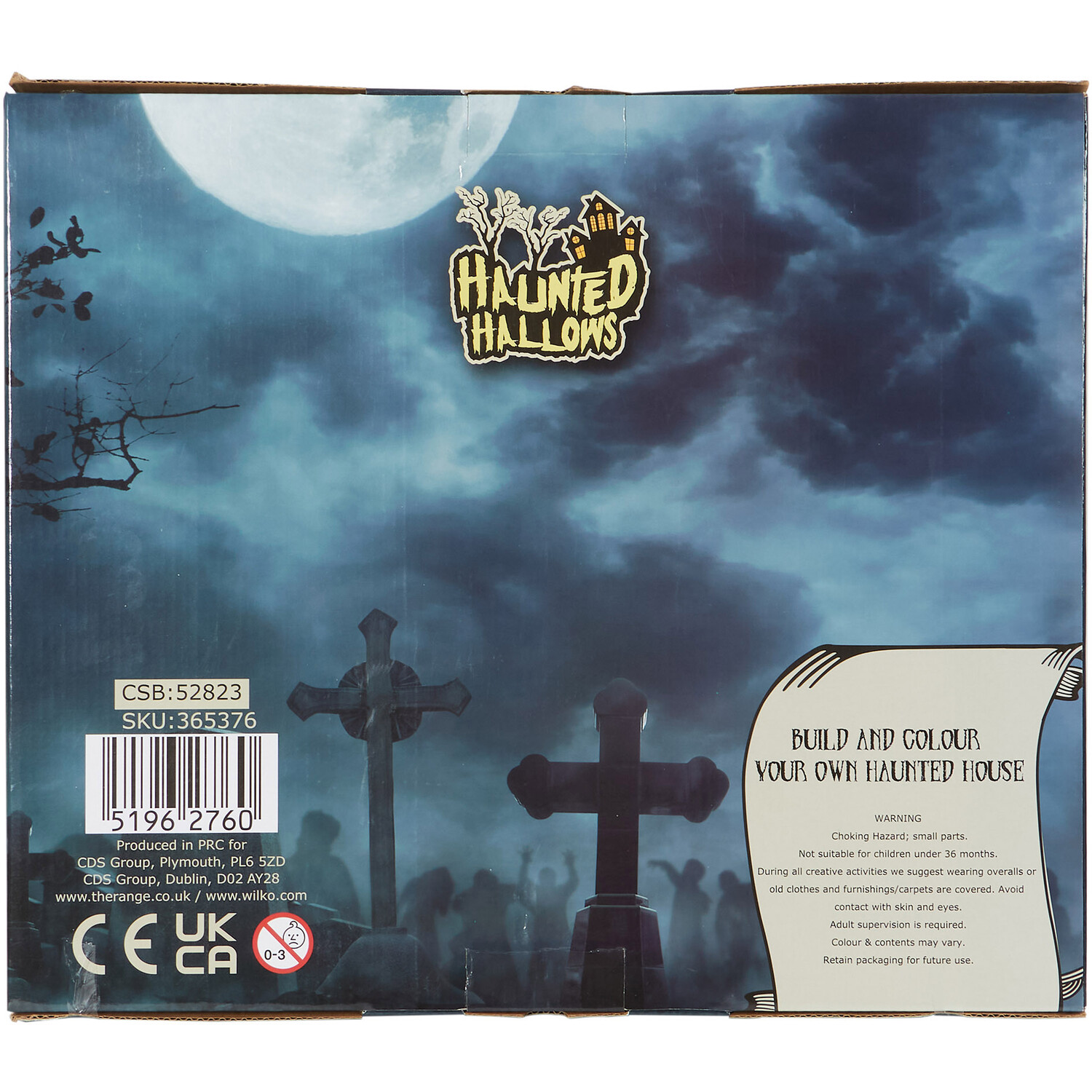 Haunted Hallows 3D Puzzle Build and Colour Haunted House
