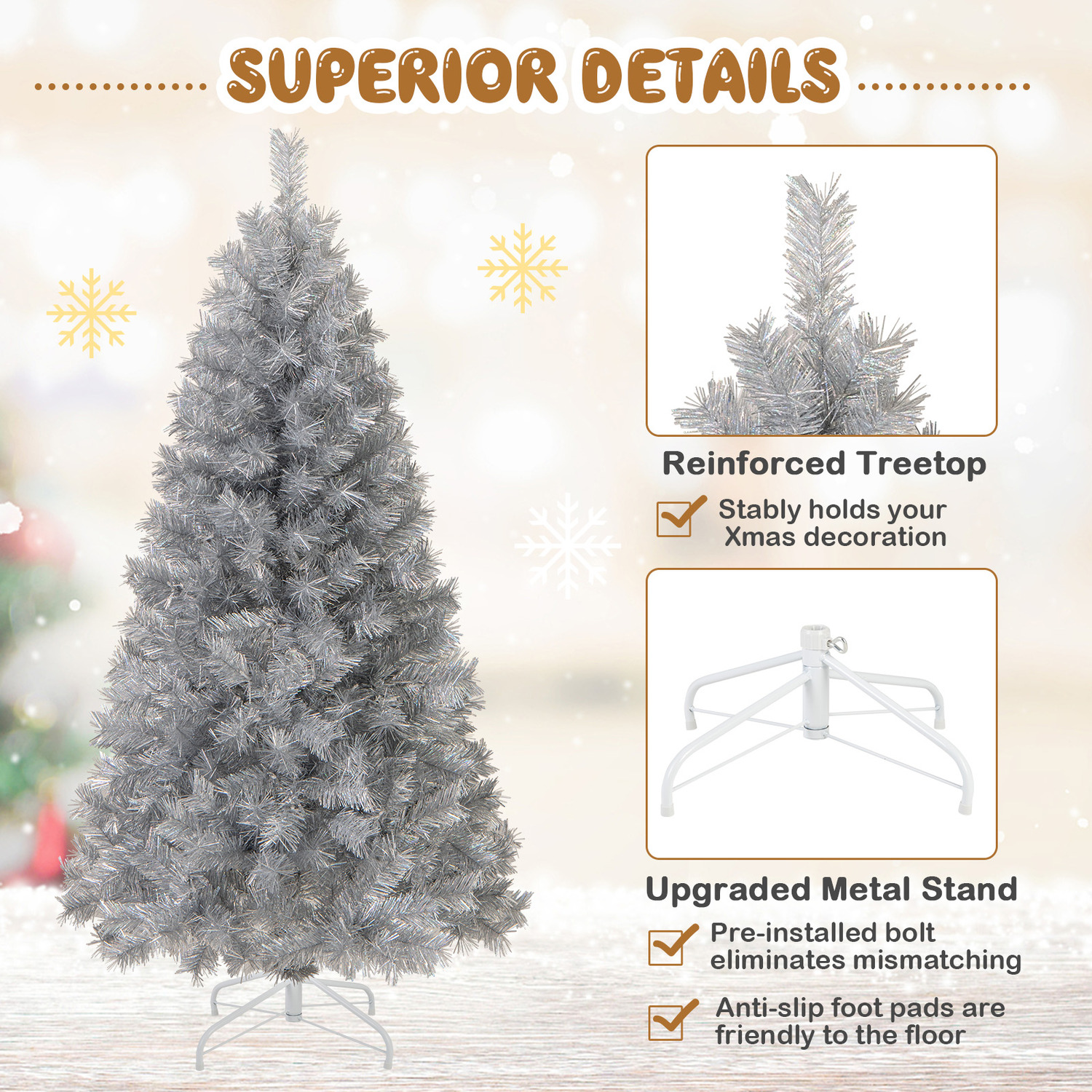 5 FT Christmas Tree Artificial Xmas Tree