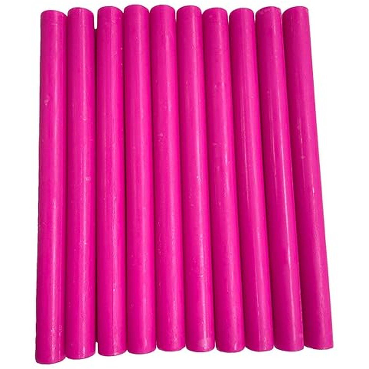 Pack of 10 Hot Pink Wax Sticks