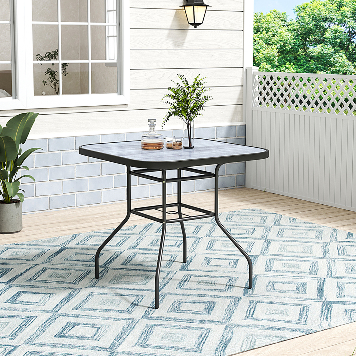 Garden Wood Effect Coffee Table