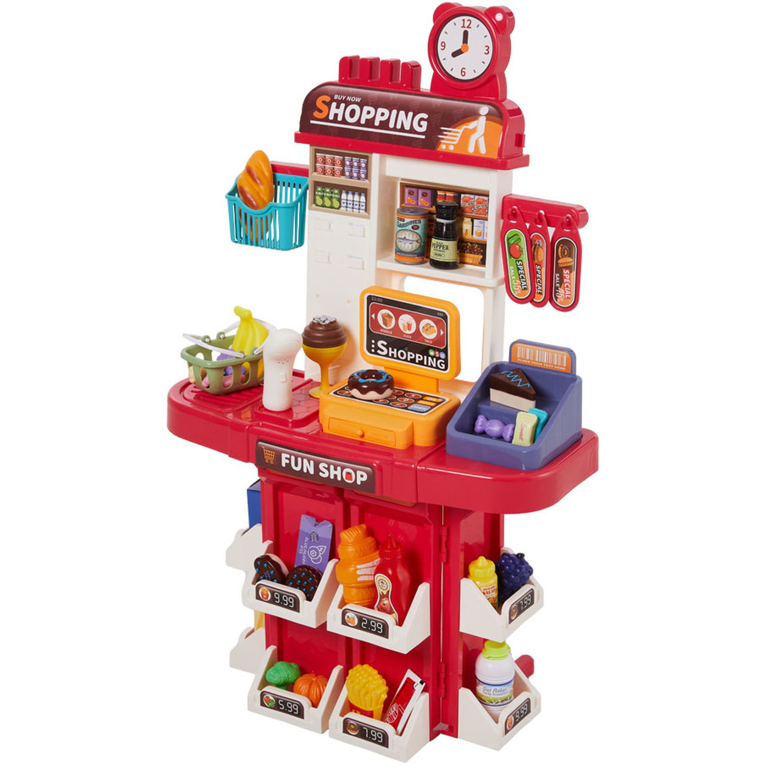 Kidkid Role Play Supermarket Shopping Playset