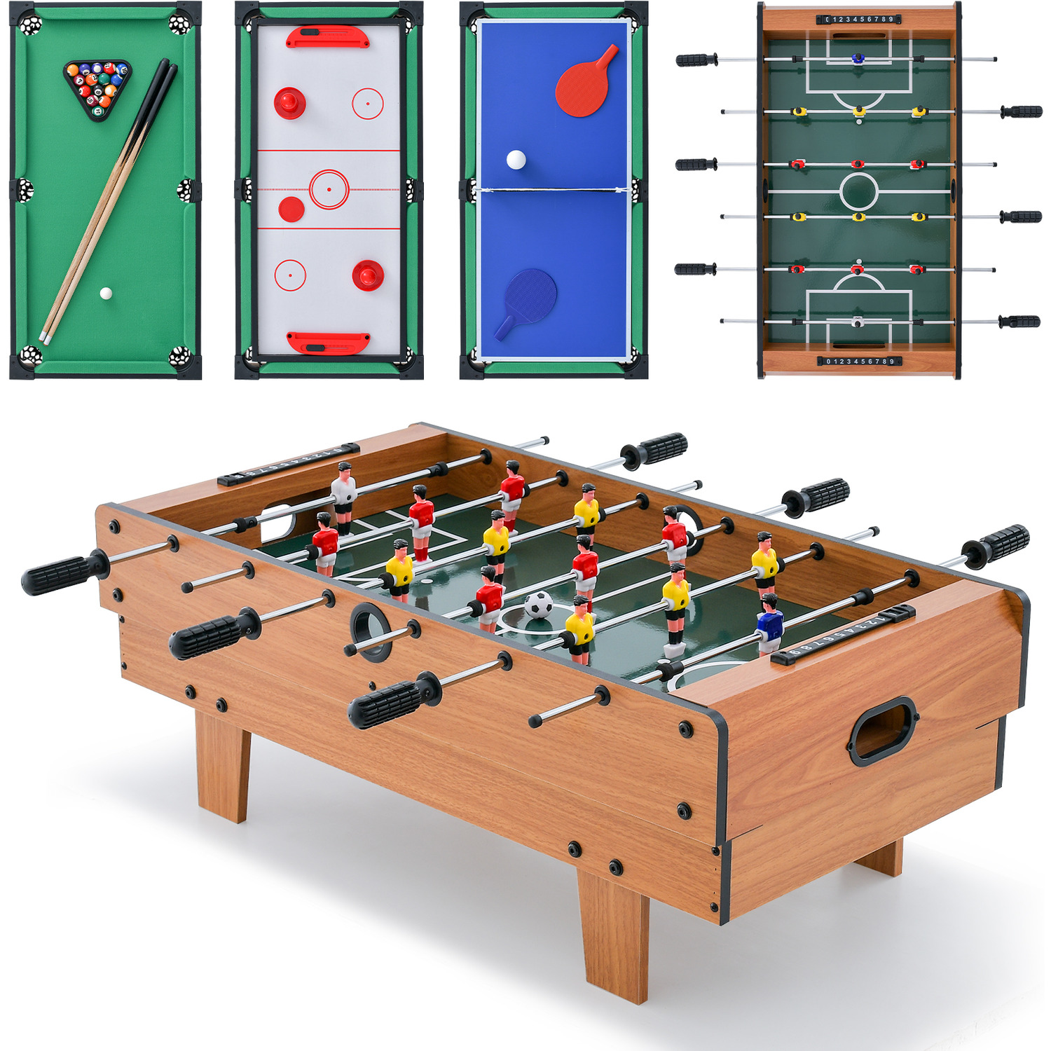 4 in 1 Combo Game Table Set Foosball Table