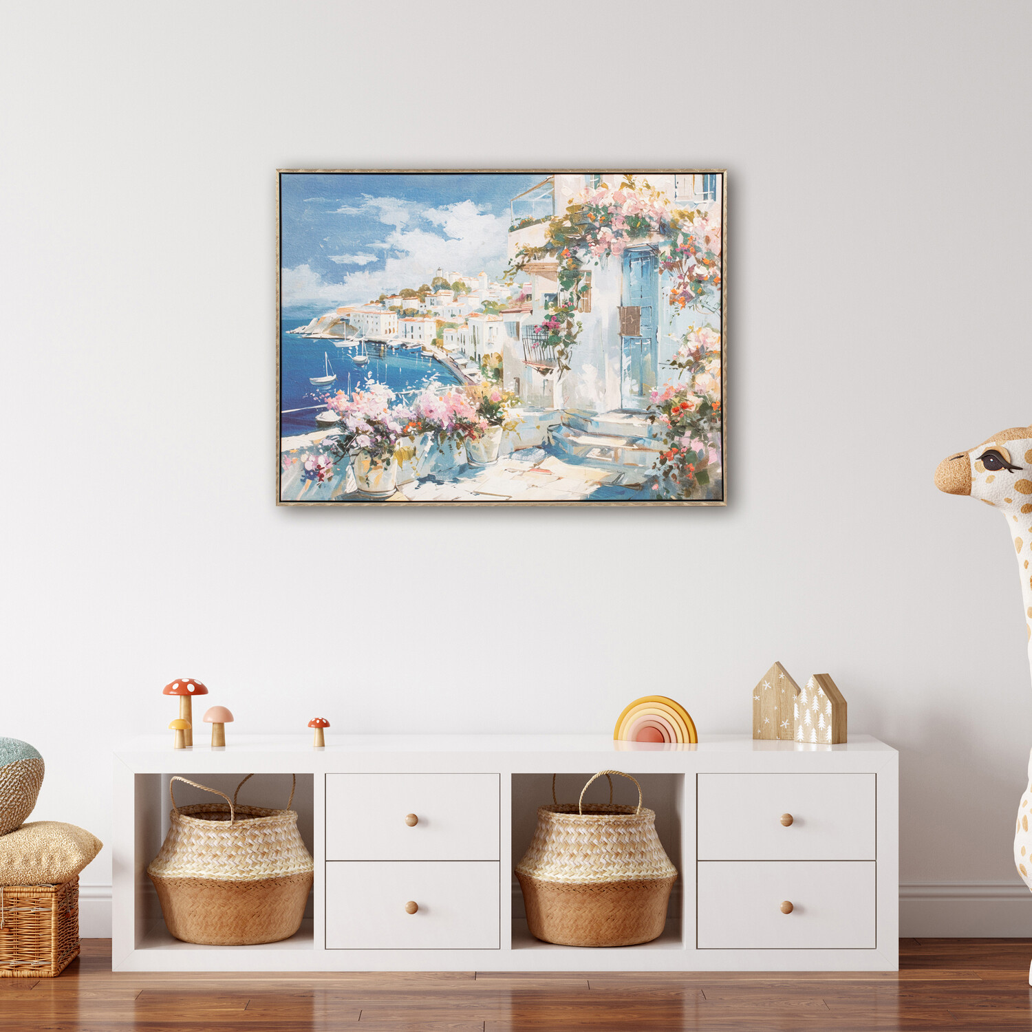Santorini Paradise Gel Canvas