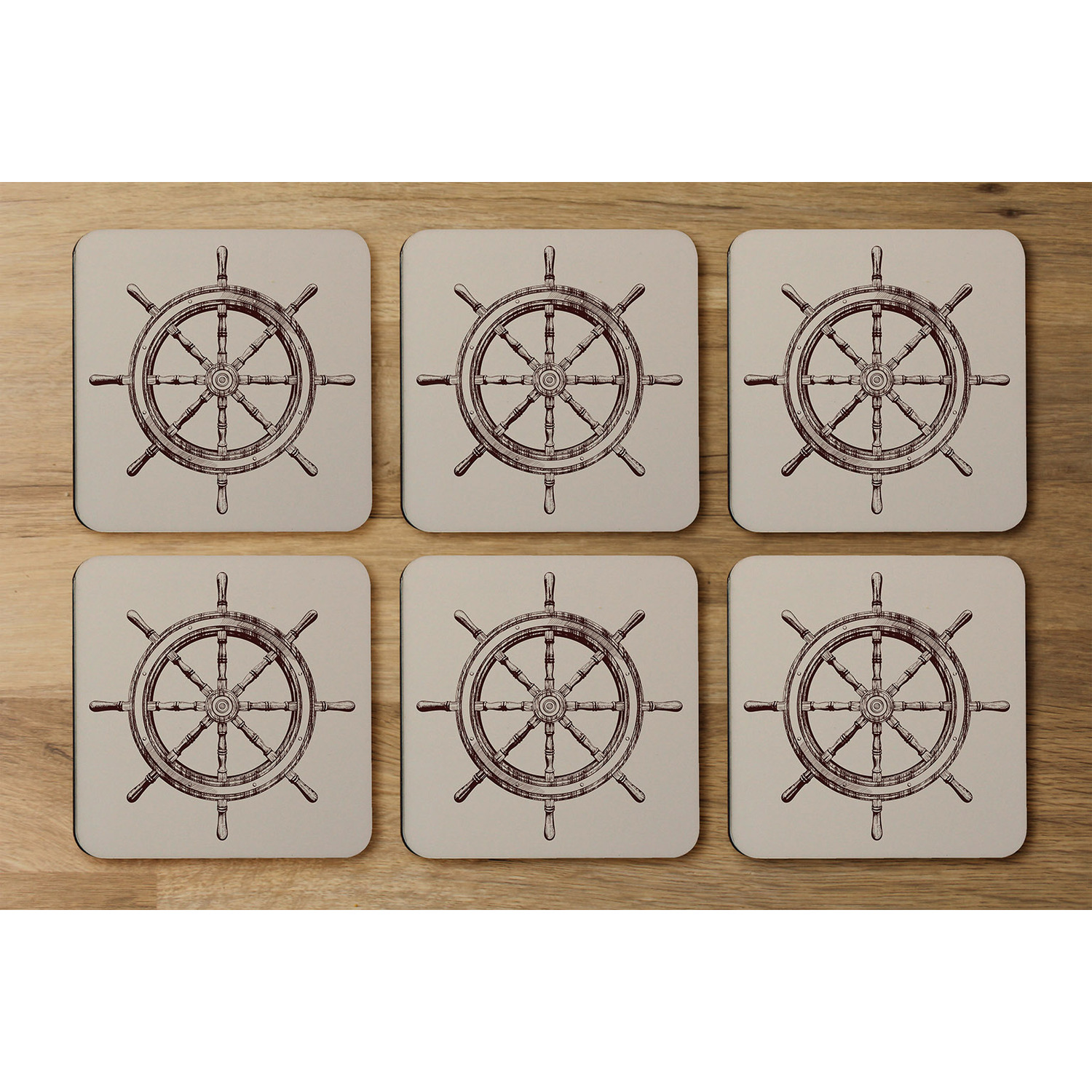 Ship Wheel Coaster