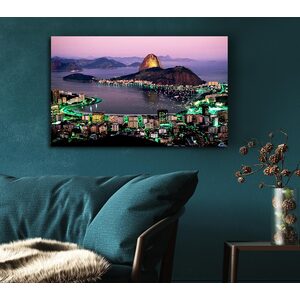 City Harbour Rush Hour Canvas Print Wall Art