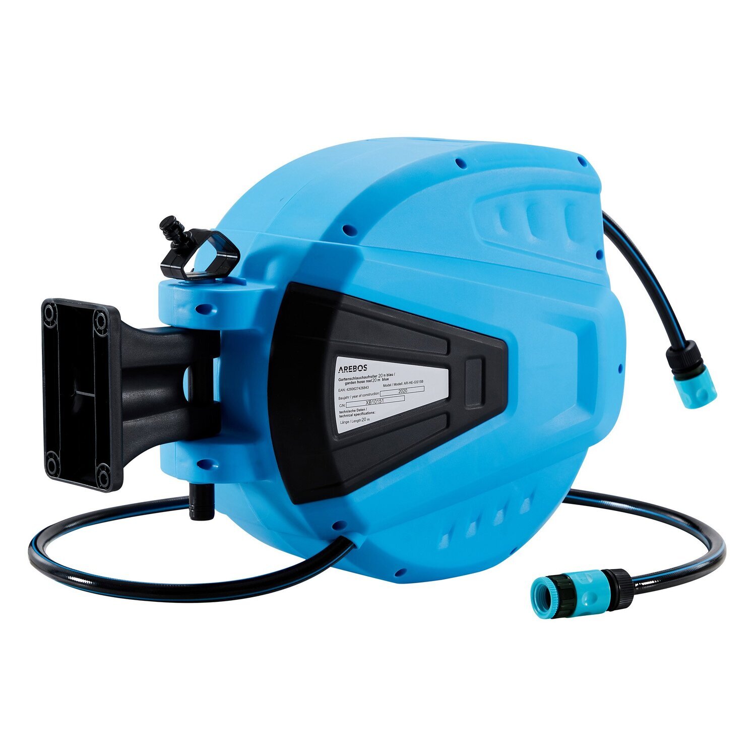 20 Metre Wall Hose Reel with Locking Stop
