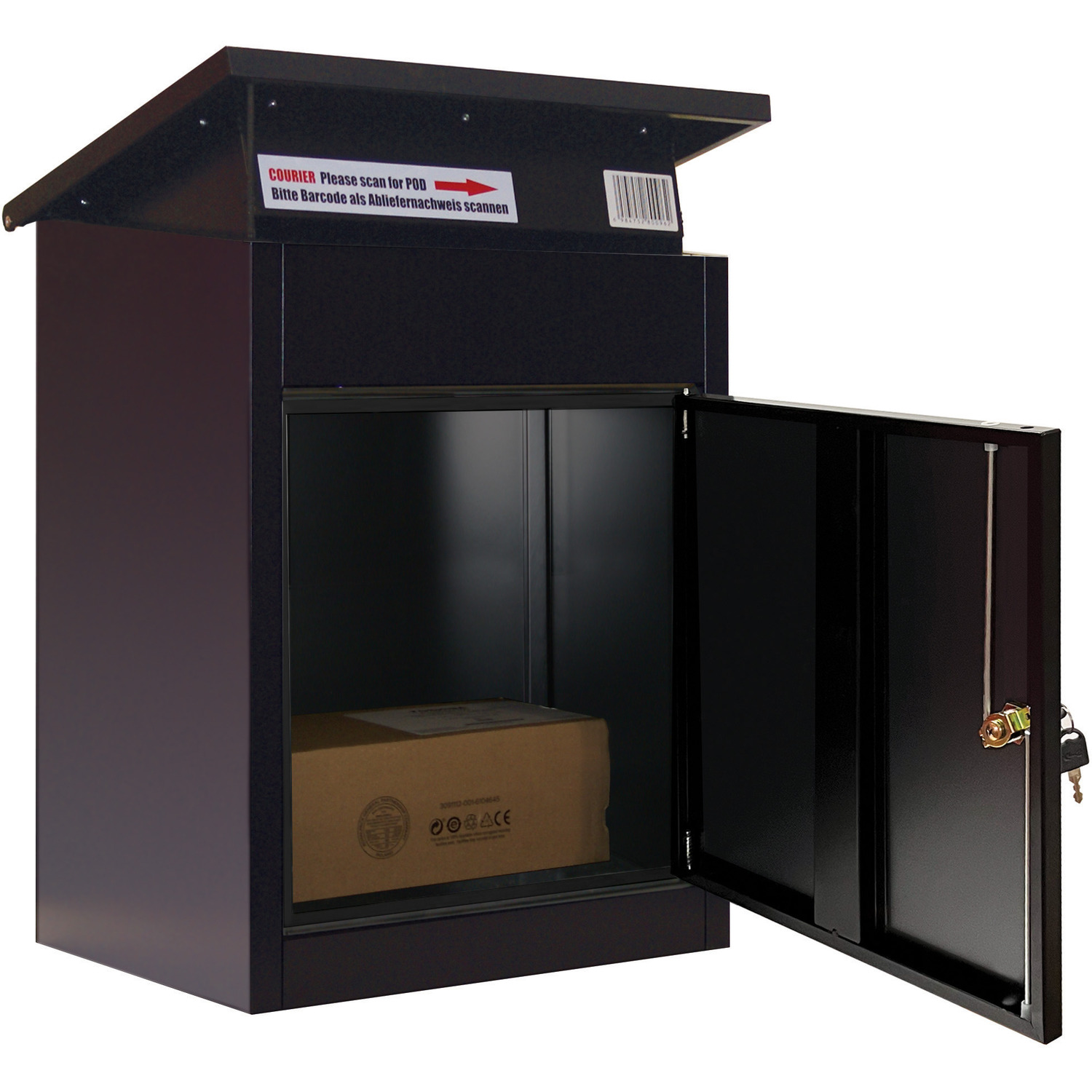 Top Loading Parcel Box with Key Lock