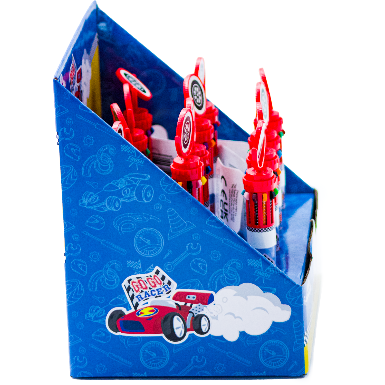 Go Go Racer 6 Colour Spinner Pen