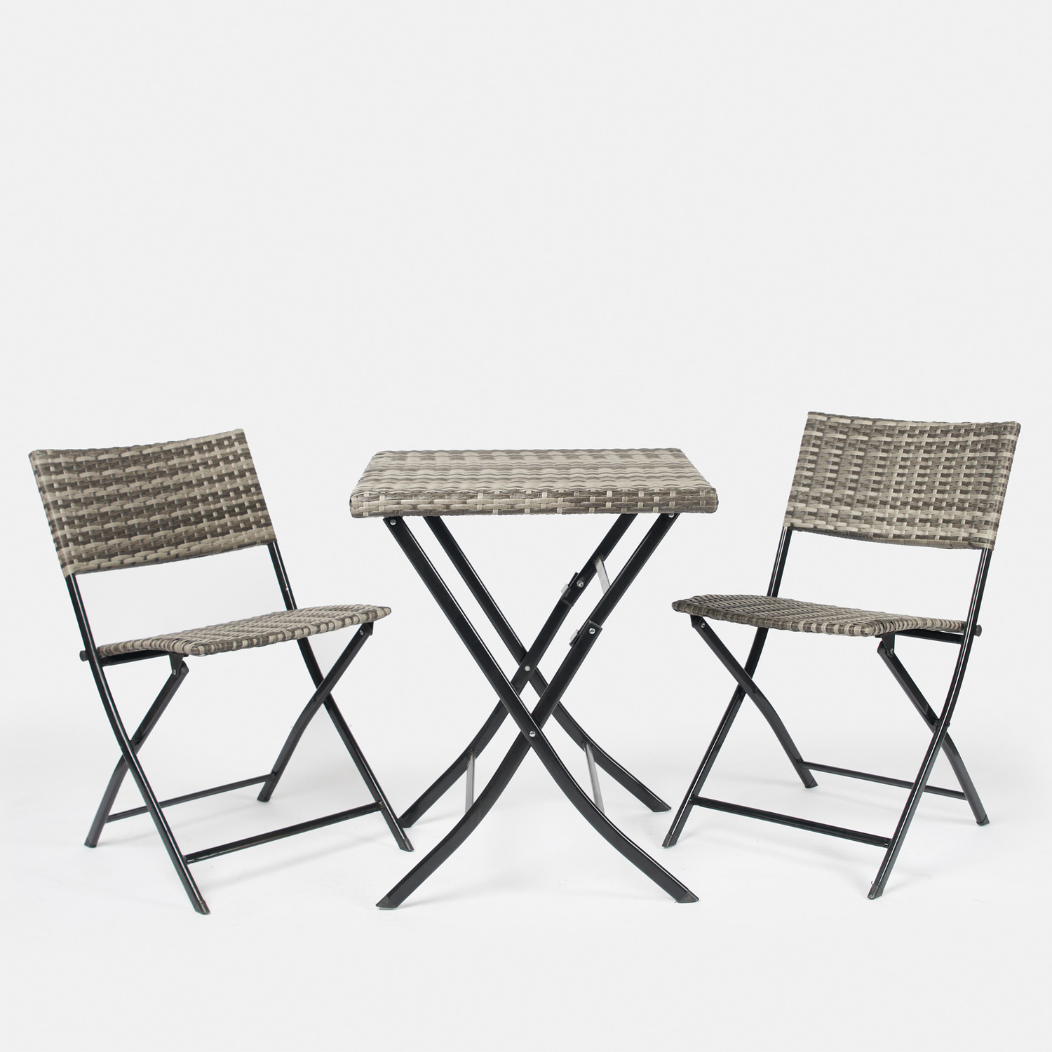 Rattan Bistro Chair And Table Garden Set