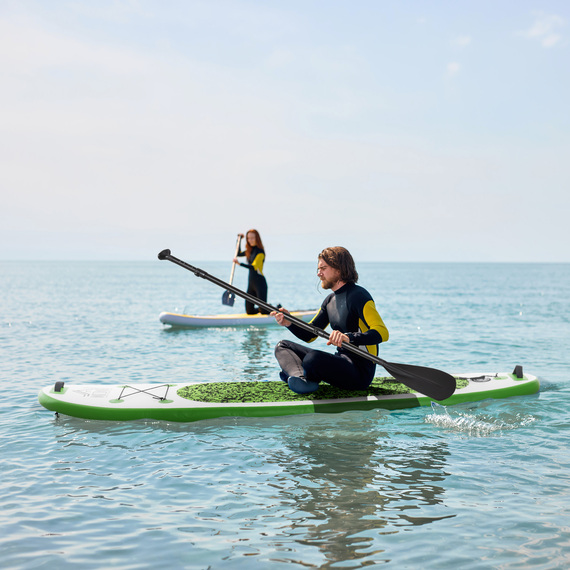 HOMCOM Inflatable Paddle Board Plastic