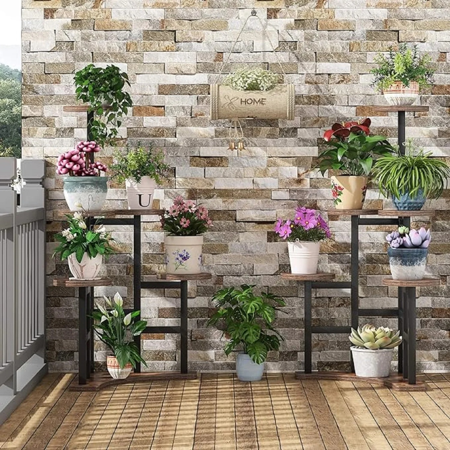 Multi Level Plant Stand Display