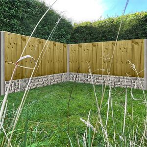 Premier Flat Top Feather Edge Fully Framed Garden Fence Panels