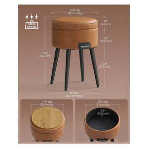 EKHO Storage Ottoman Stool