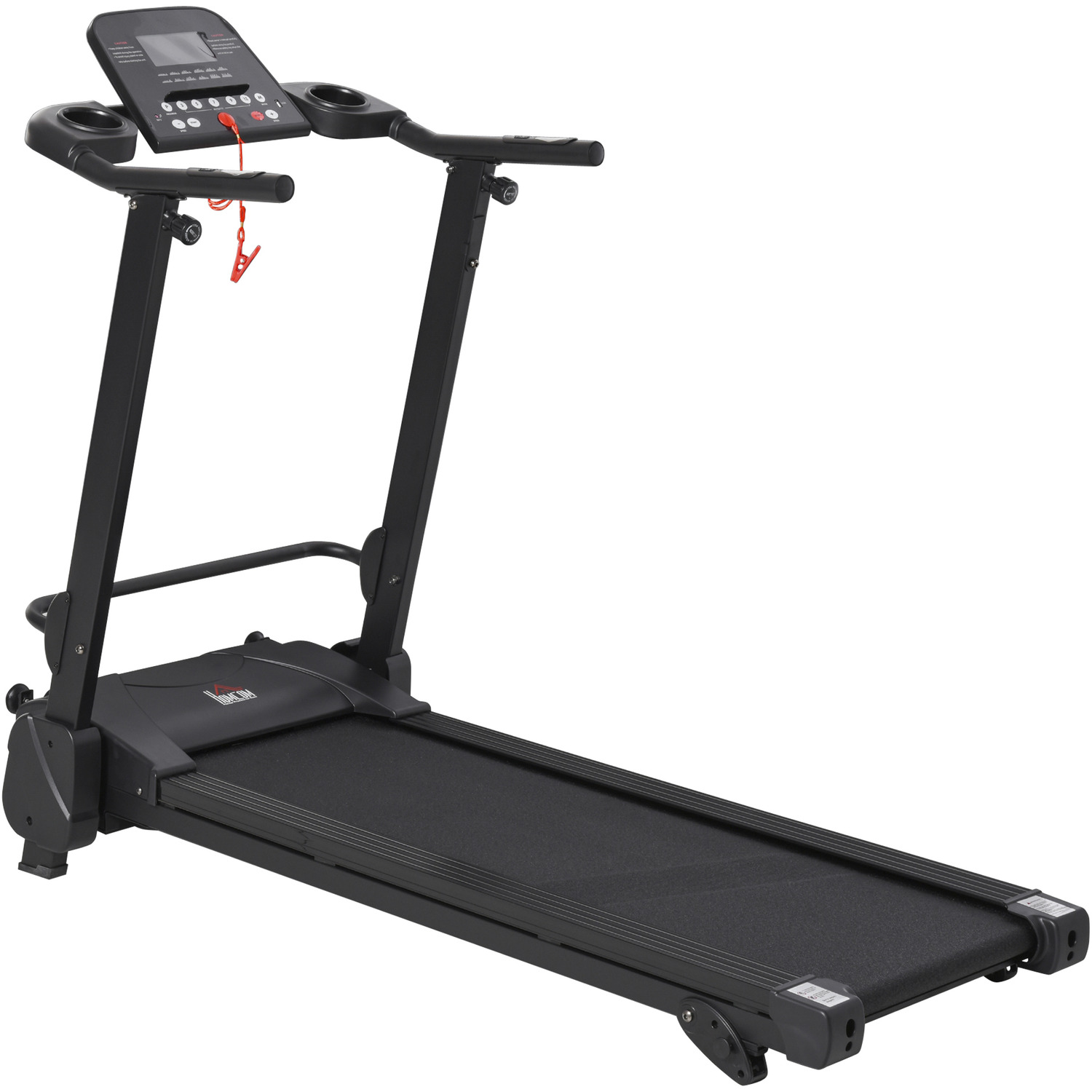 HOMCOM Electric Motorised Folding Treadmill Machine