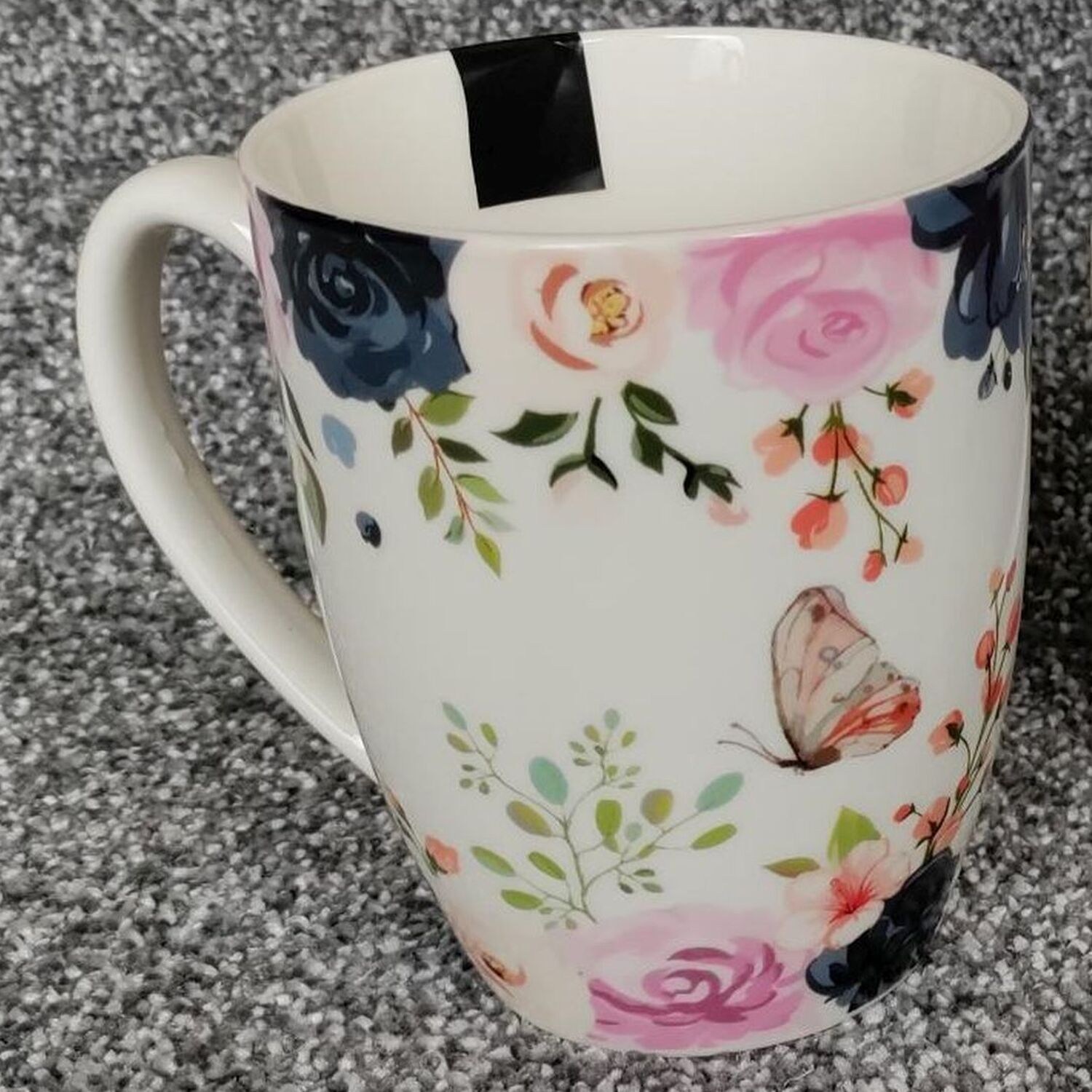 Set Of 4 Floral Drinking Mugs
