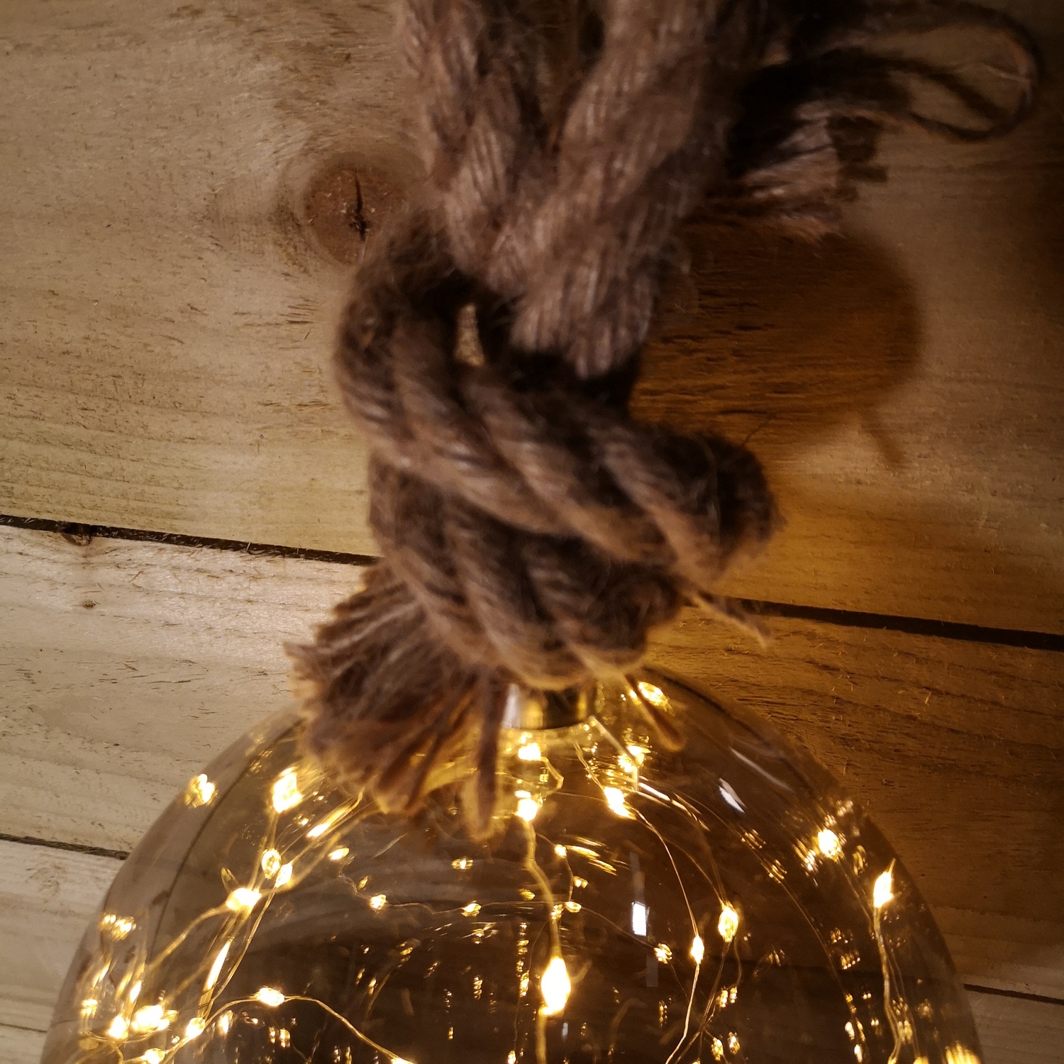 20cm Warm White Large Bauble LED Christmas Lights Window Decorations