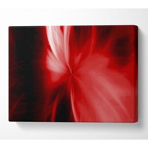Celestial Core Red Canvas Print Wall Art