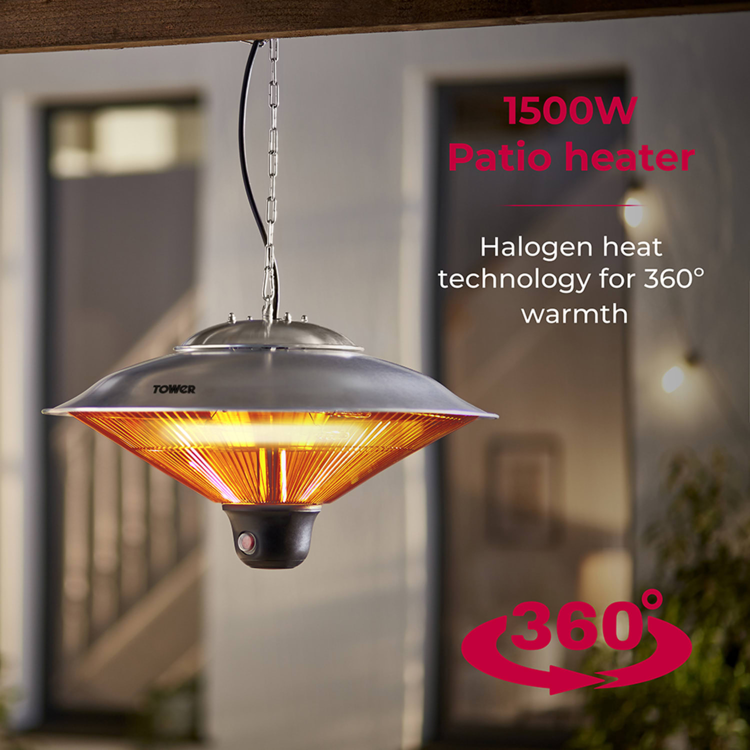 Astro 1.5KW Hanging Patio Heater