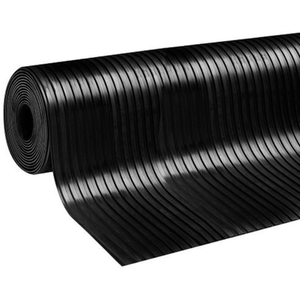 Wide Ribbed Rubber Flooring Matting