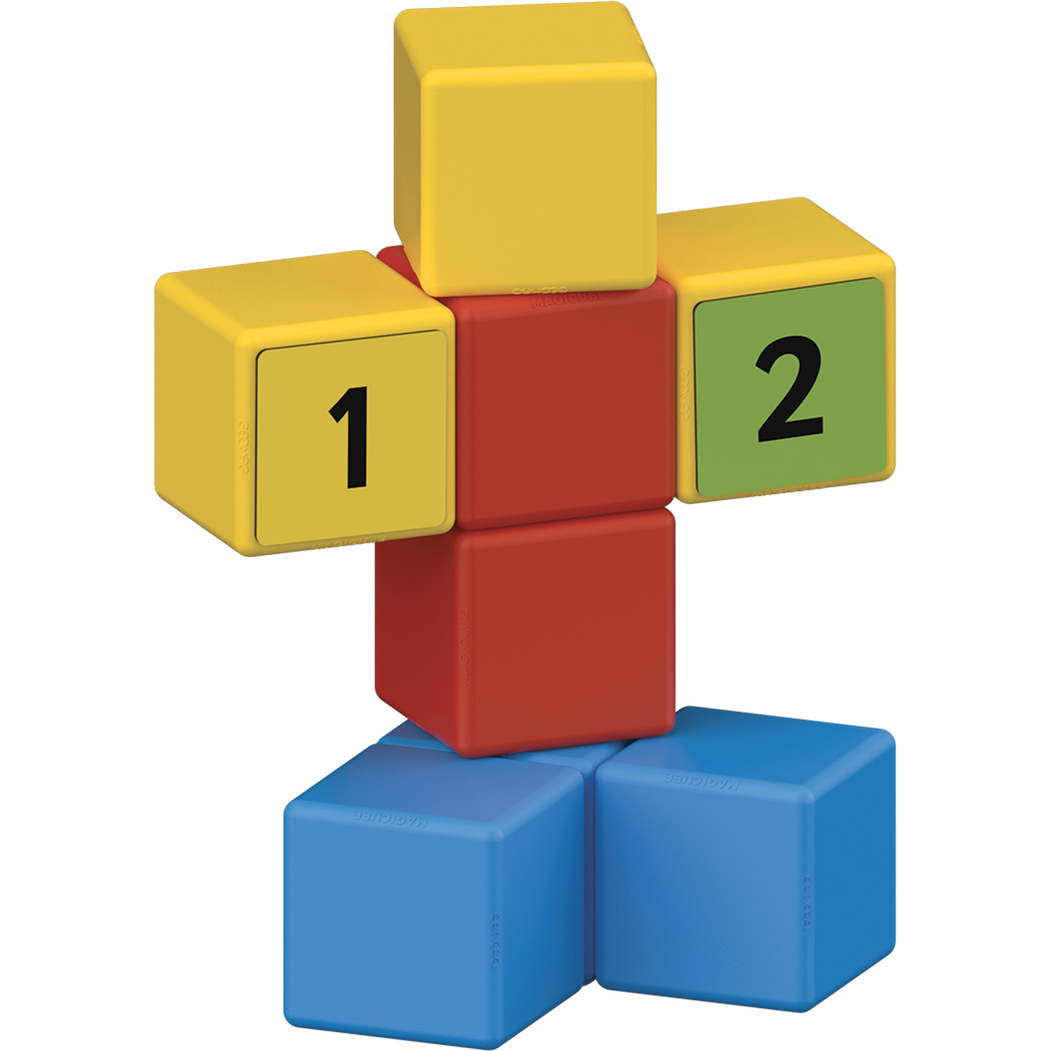 Geomag Magicube Magnetic Shapes Maths Builder - 55 Pieces