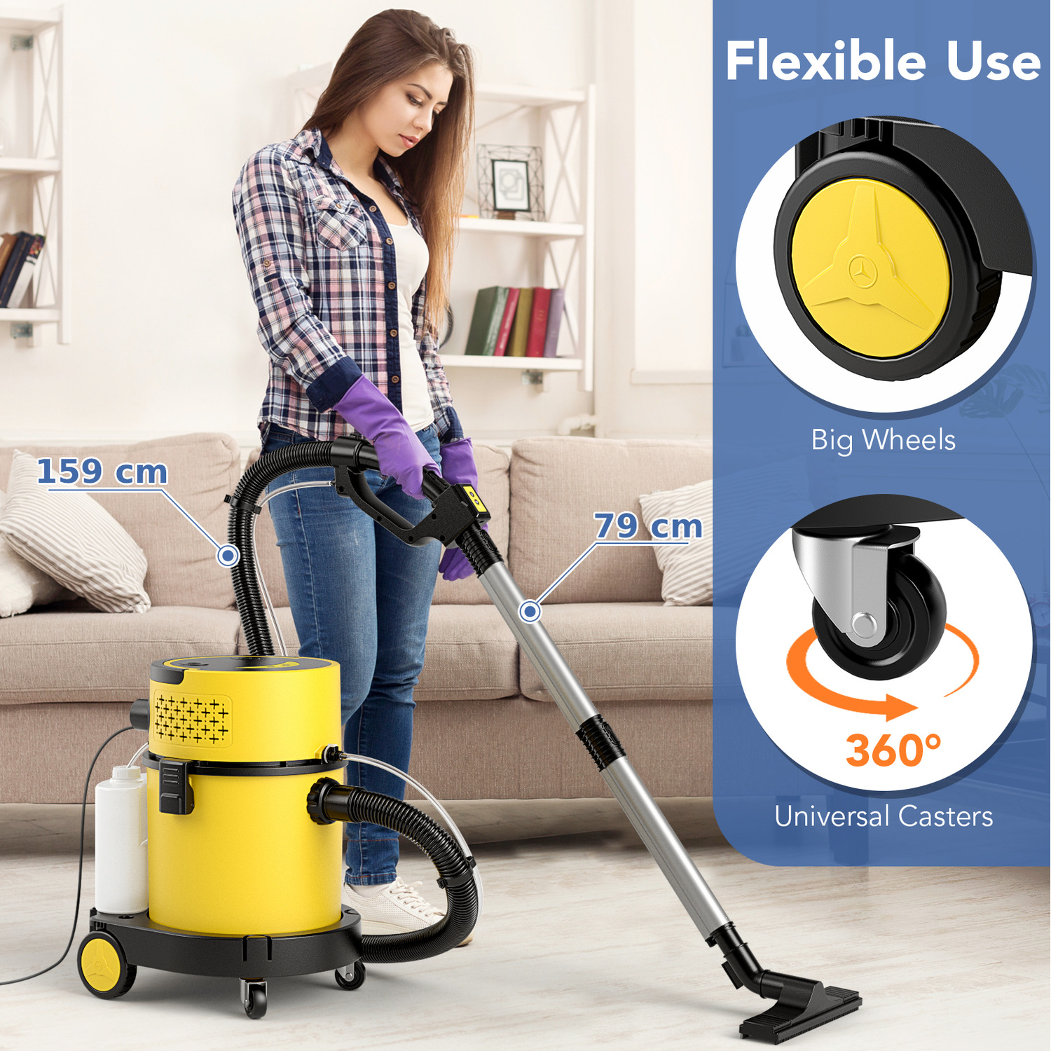 1200W Wet and Dry Vacuum Cleaner
