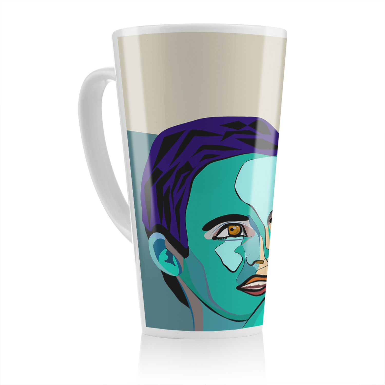 Thoughtful boy Designer Latte Mug