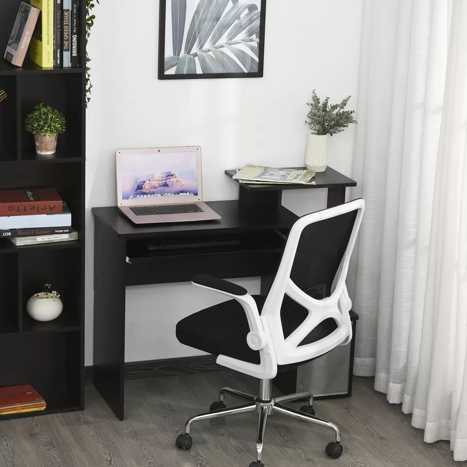 Computer Desk with Sliding Tray