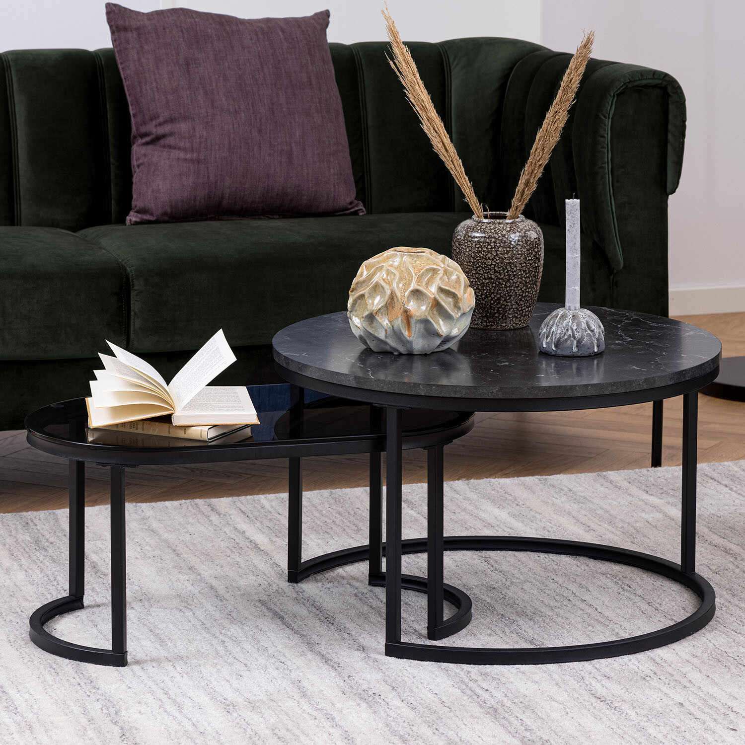 Set of 2 Spiro Coffee Tables