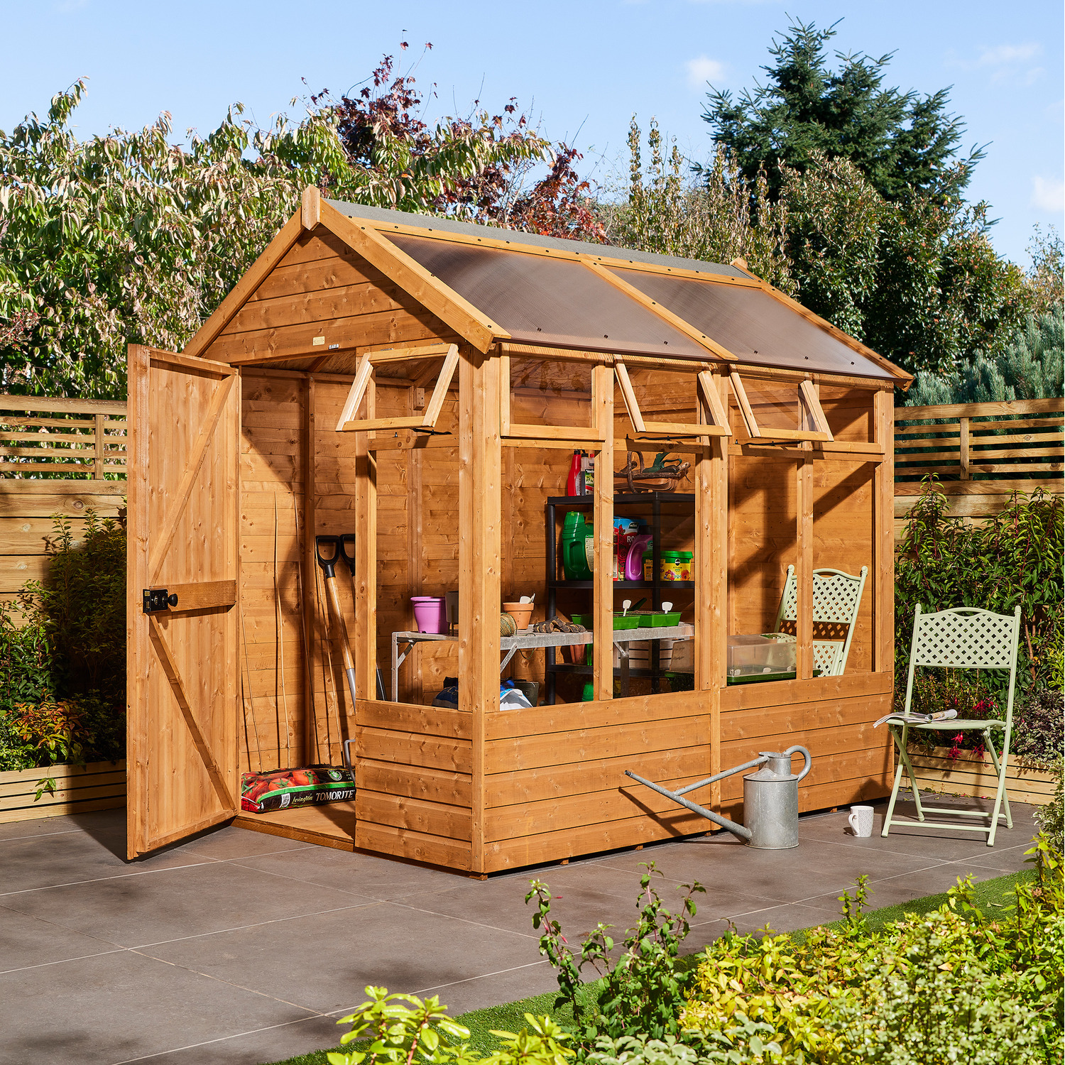 Rowlinson 8X6 Timber Growhouse