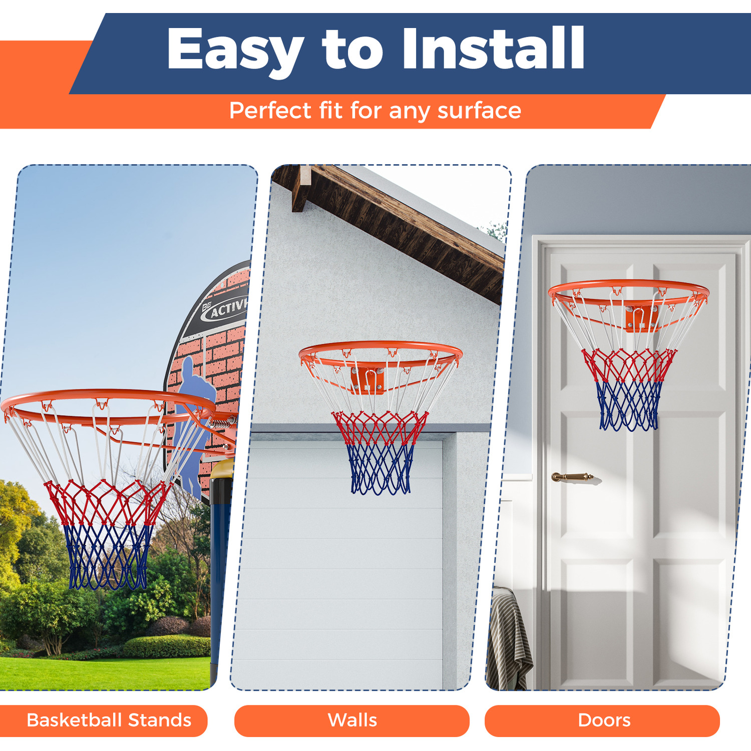 18" Basketball Rim Goal Replacement